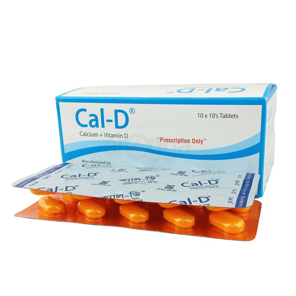 Cal-D Tablet - Arogga Online Pharmacy