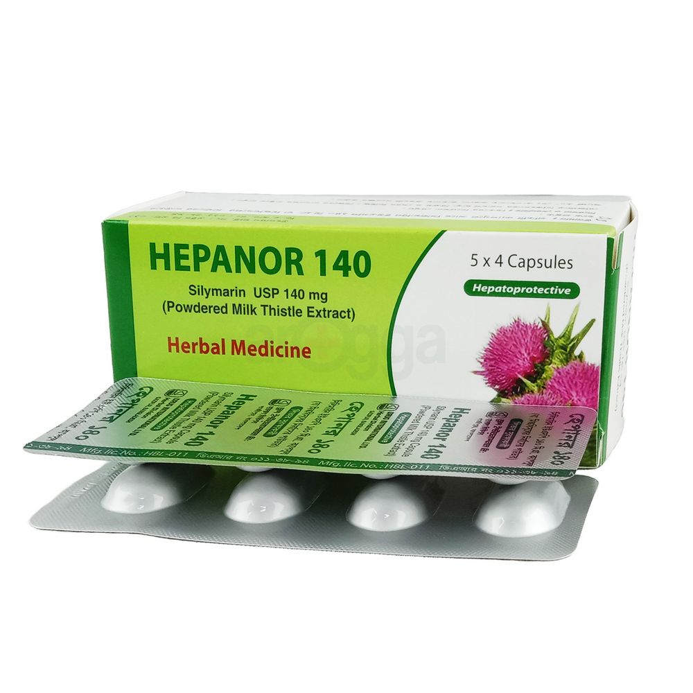 Hepanor 140mg Capsule - Arogga Online Pharmacy