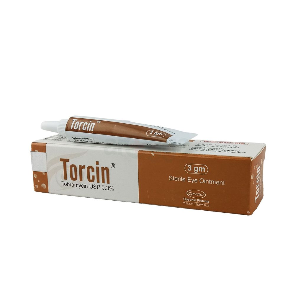 Torcin 0.30% Eye Ointment - Arogga Online Pharmacy