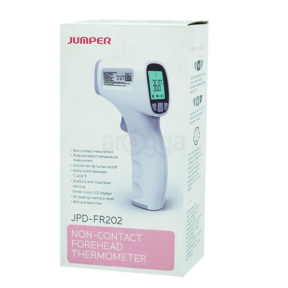 Jumper Infrared Thermometer Non-Contact Forehead (JPD-FR202) - Arogga Online Pharmacy