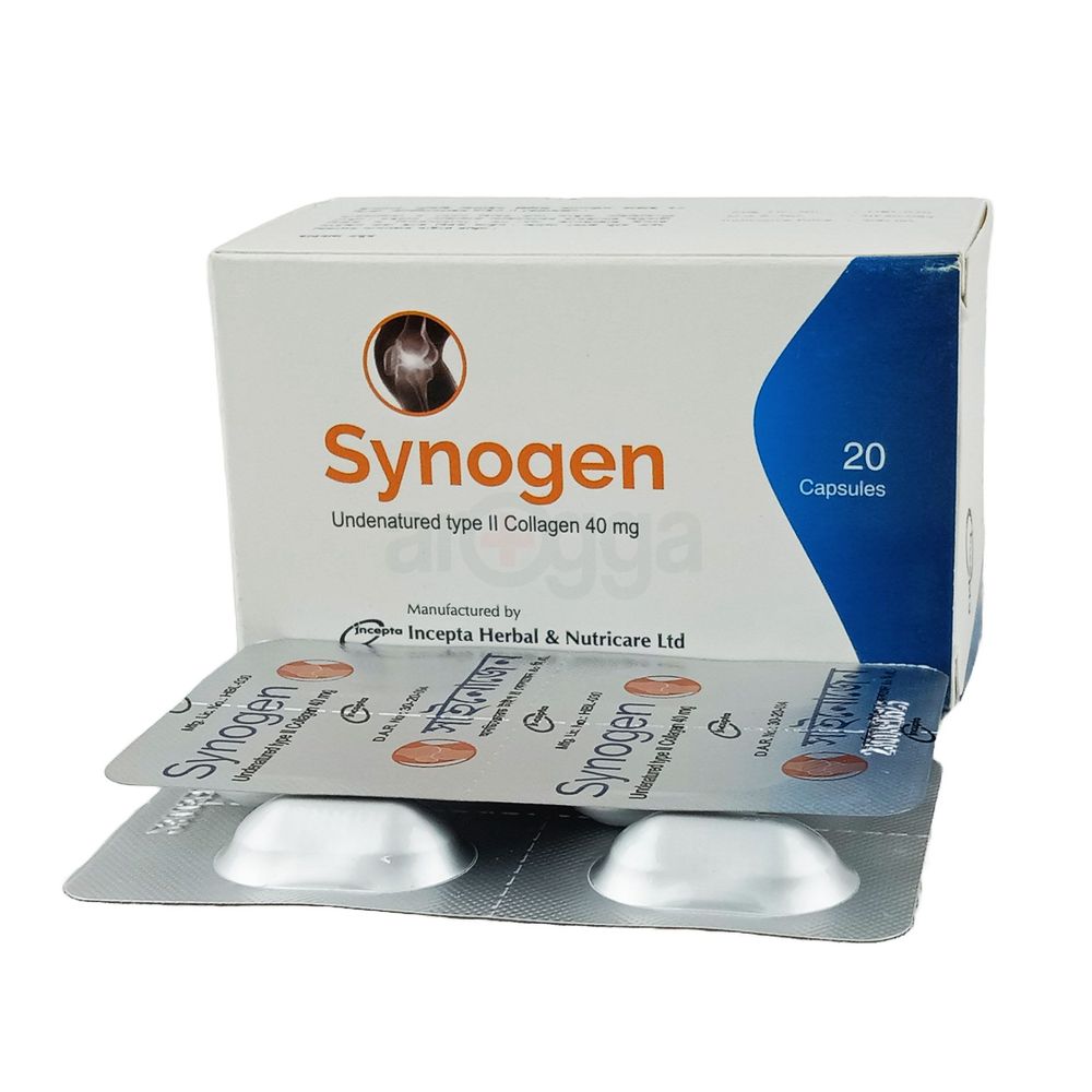 Synogen 40 Capsule 40mg Capsule - Arogga Online Pharmacy