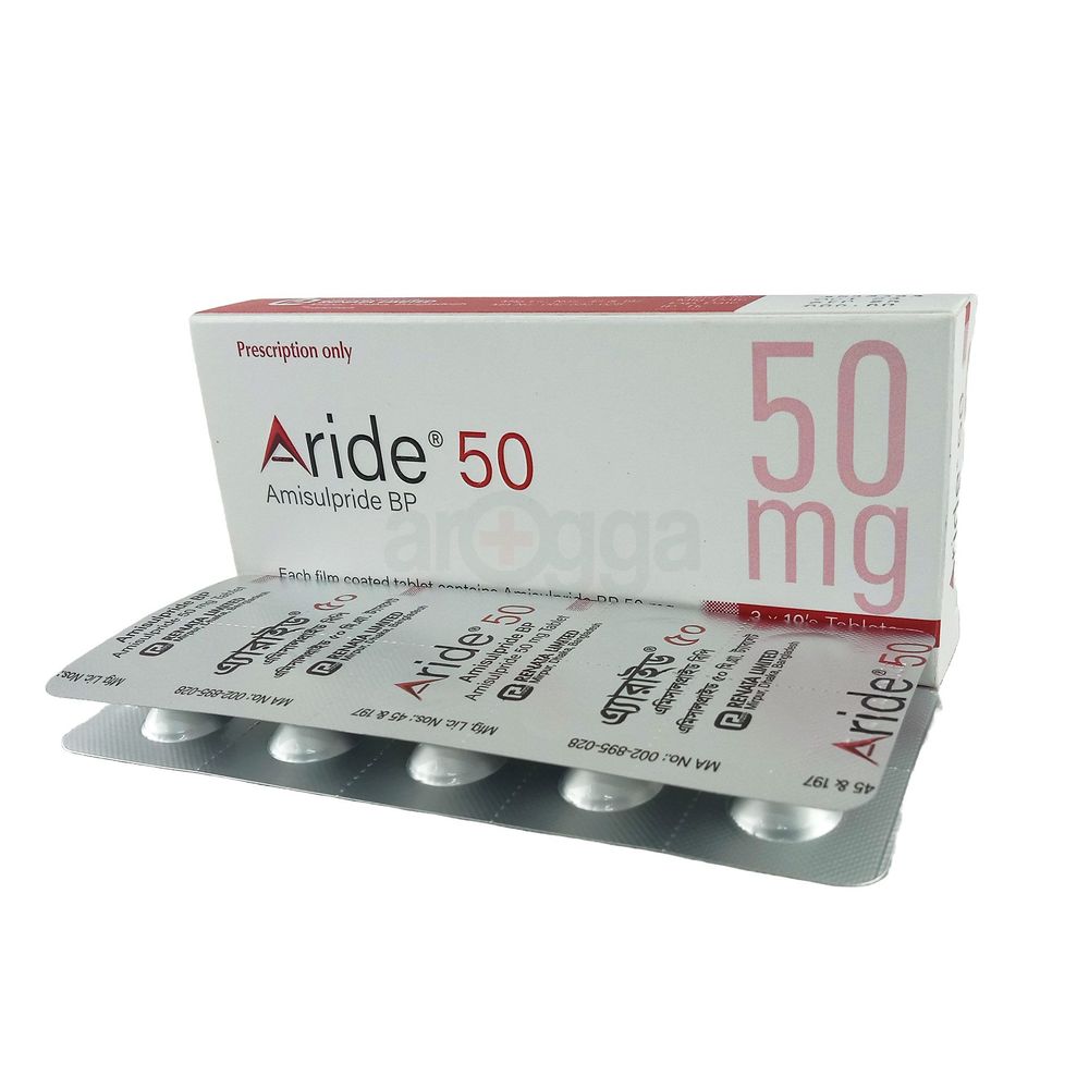 Aride 50mg Tablet - Arogga Online Pharmacy