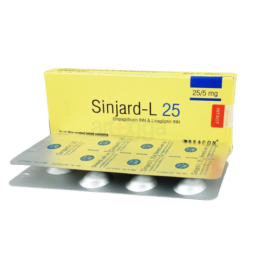 Sinjard 25mg Tablet - Arogga Online Pharmacy