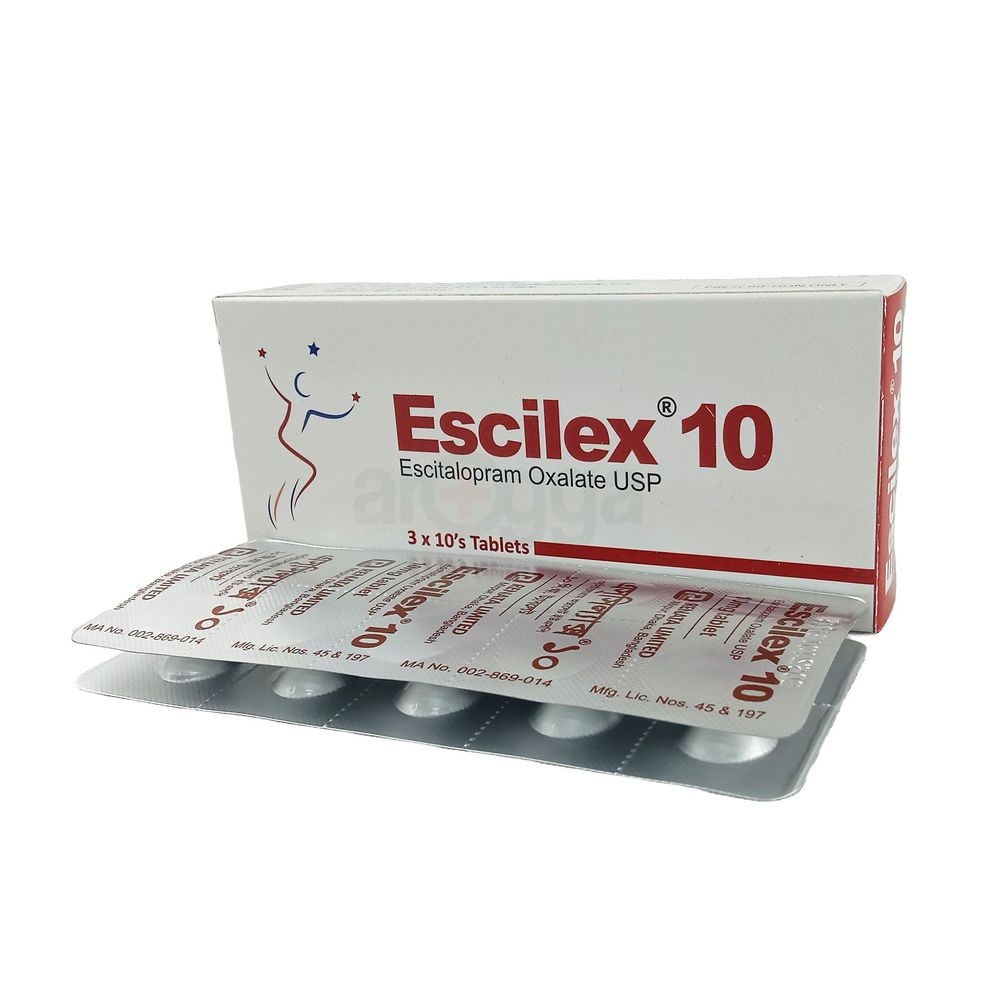 Escilex 10mg Tablet - Arogga Online Pharmacy