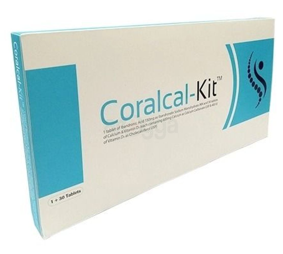 Coralcal Kit 150mg+600mg+400IU Tablet - Arogga Online Pharmacy