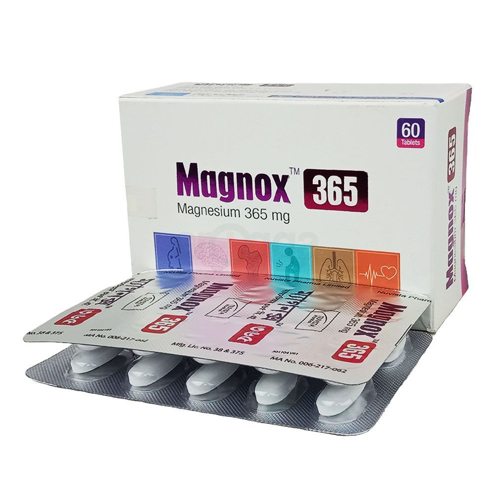 Magnox 365mg Tablet - Arogga Online Pharmacy