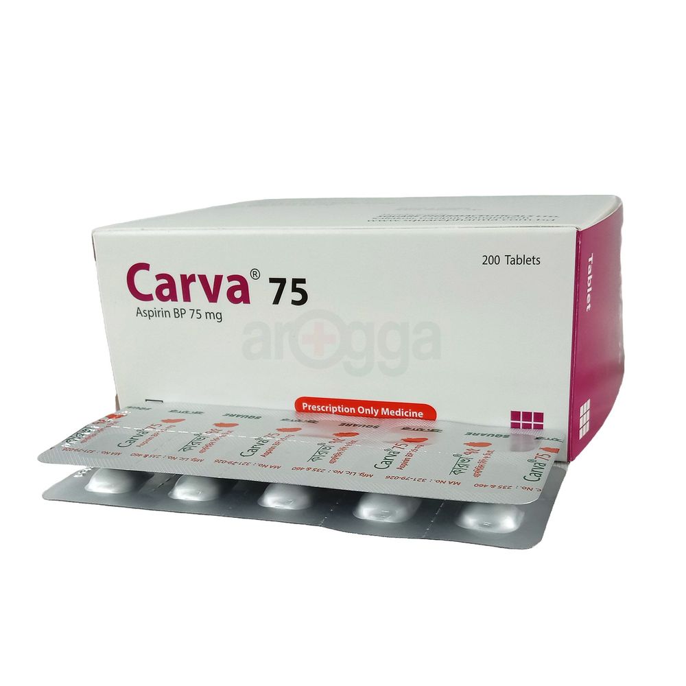 Carva 75mg Tablet - Arogga Online Pharmacy
