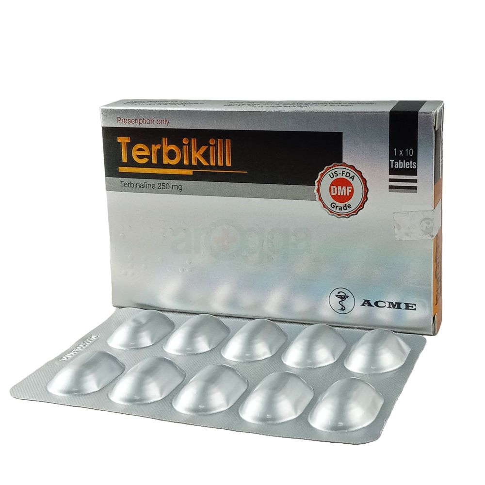 Terbikill 250mg Tablet - Arogga Online Pharmacy