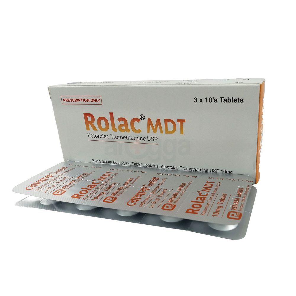 Rolac MDT 10mg Tablet - Arogga Online Pharmacy