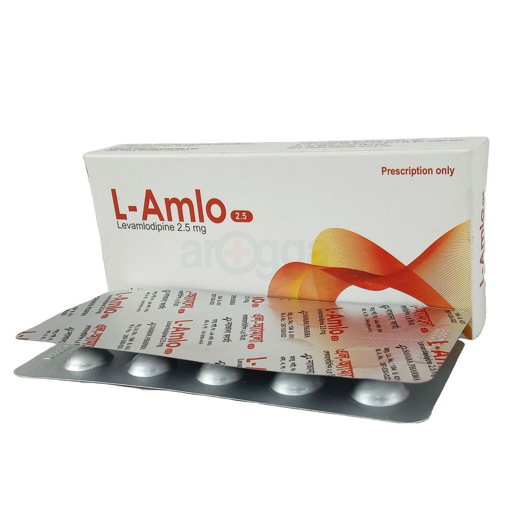 L-Amlo 2.5 2.5mg Tablet - Arogga Online Pharmacy
