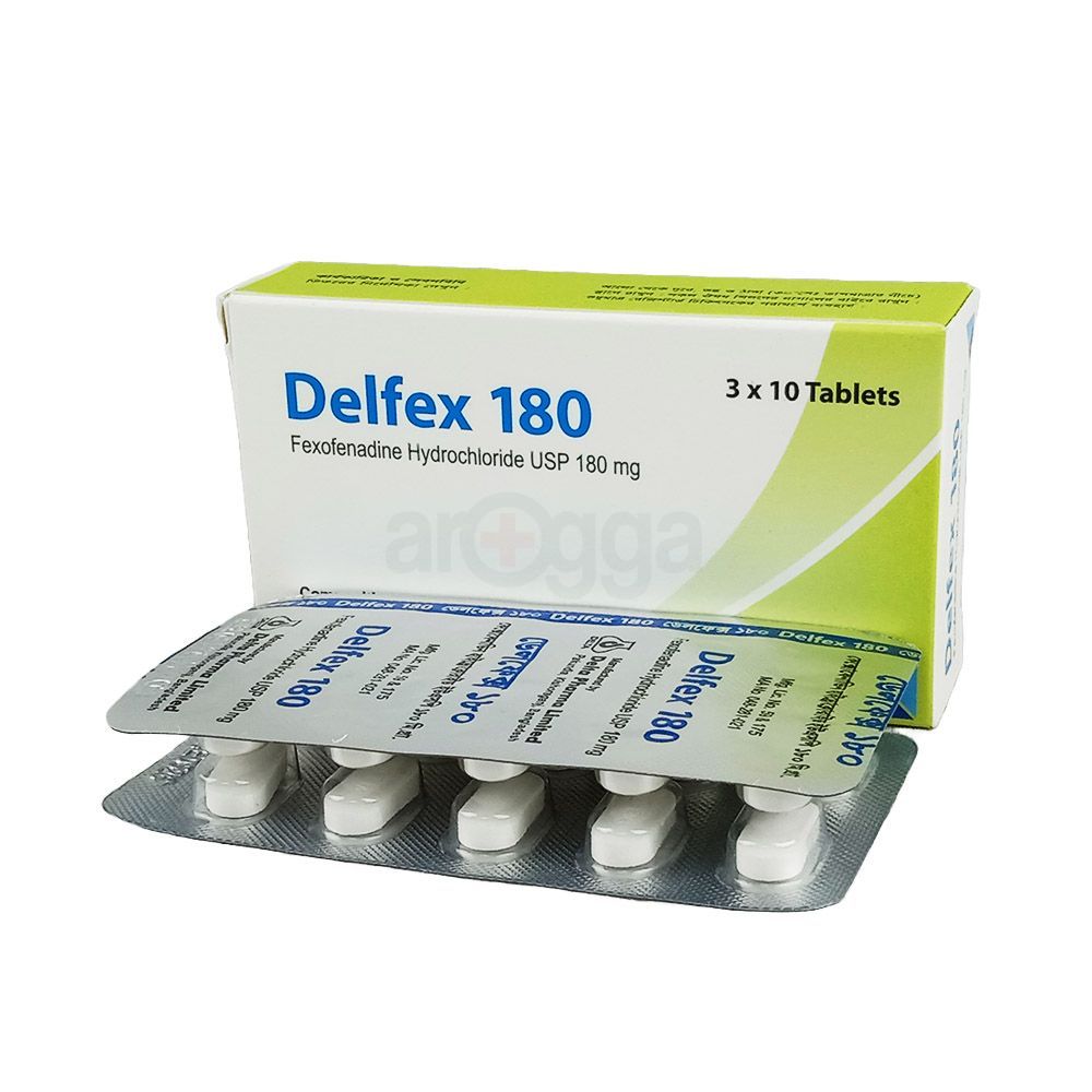 Delfex 180mg Tablet - Arogga Online Pharmacy