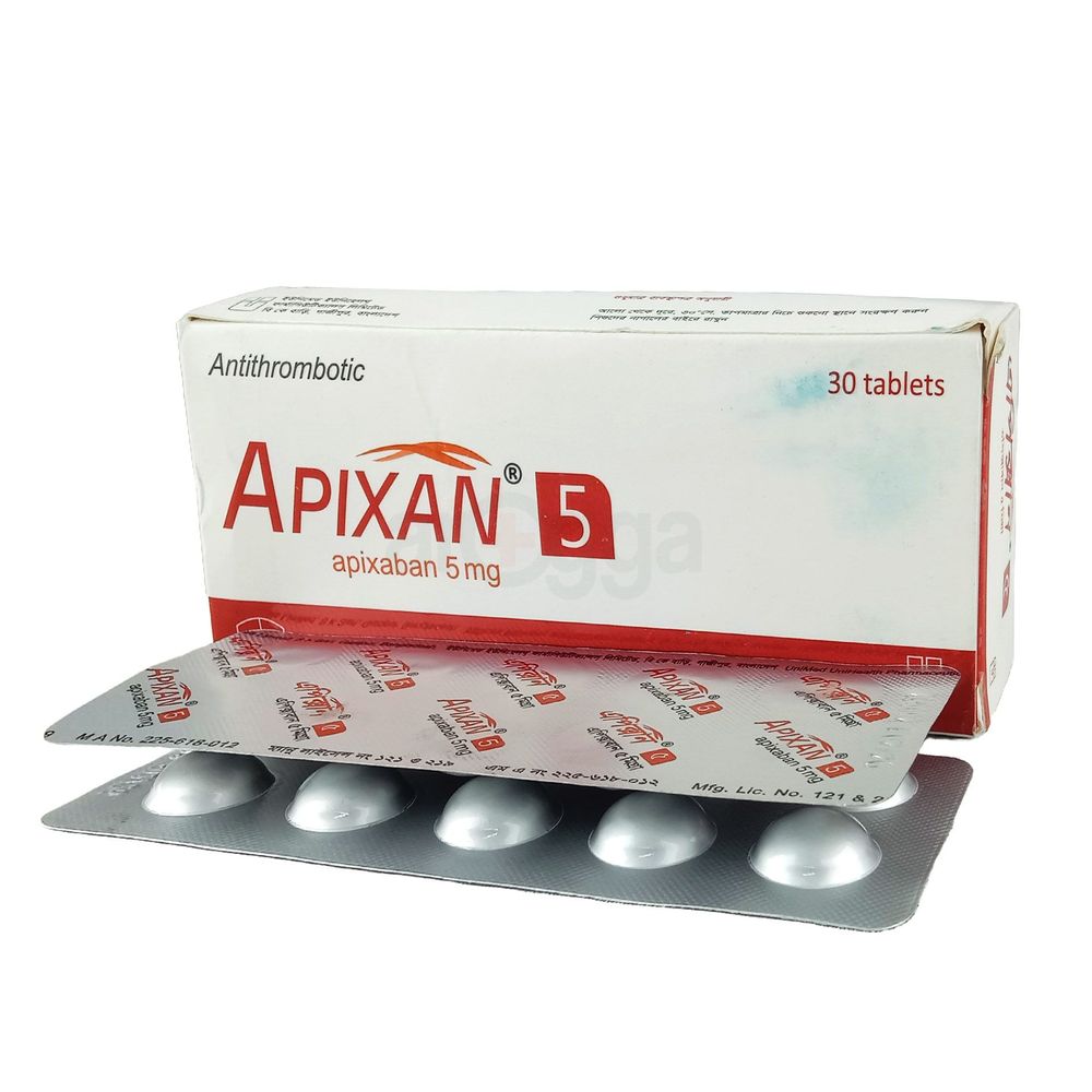 Apixan 5mg Tablet - Arogga Online Pharmacy