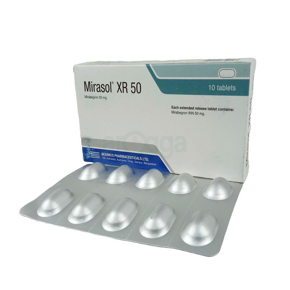 Mirasol XR 50mg Tablet - Arogga Online Pharmacy