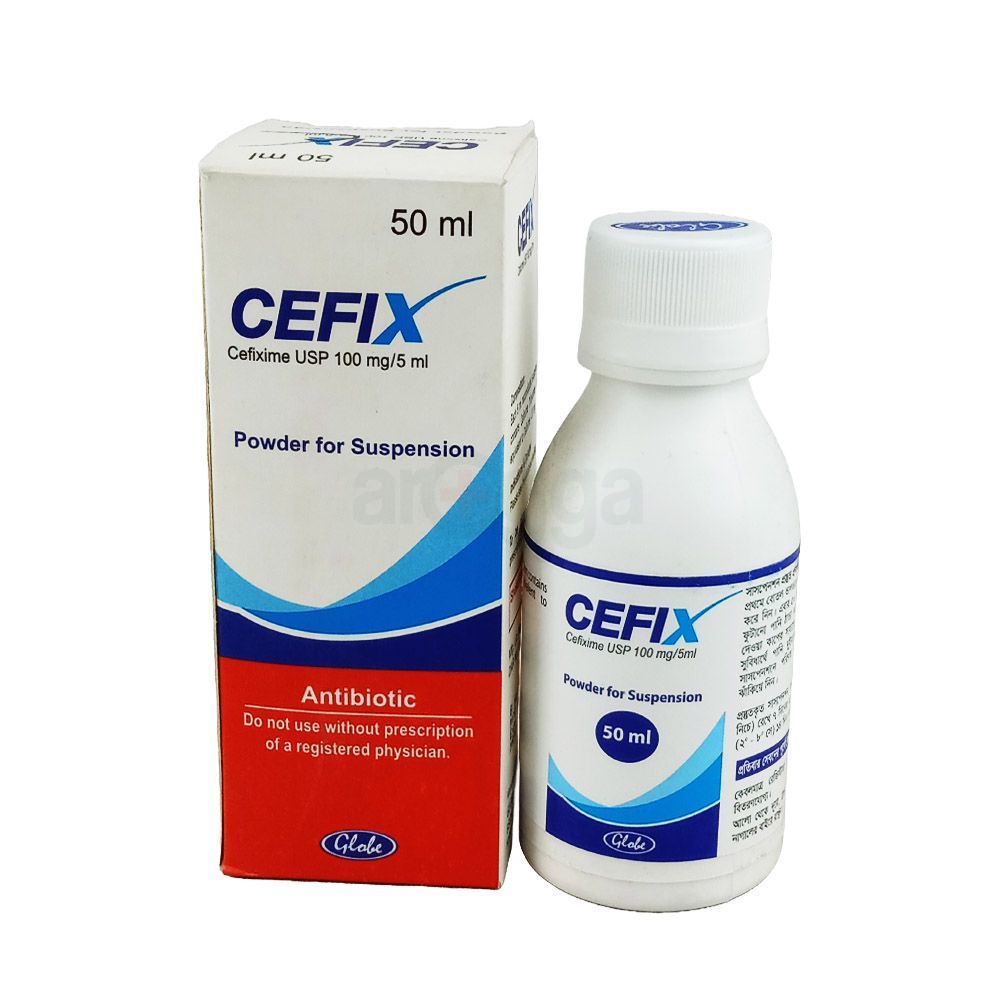 Cefix 100mg/5ml Powder for Suspension - Arogga Online Pharmacy