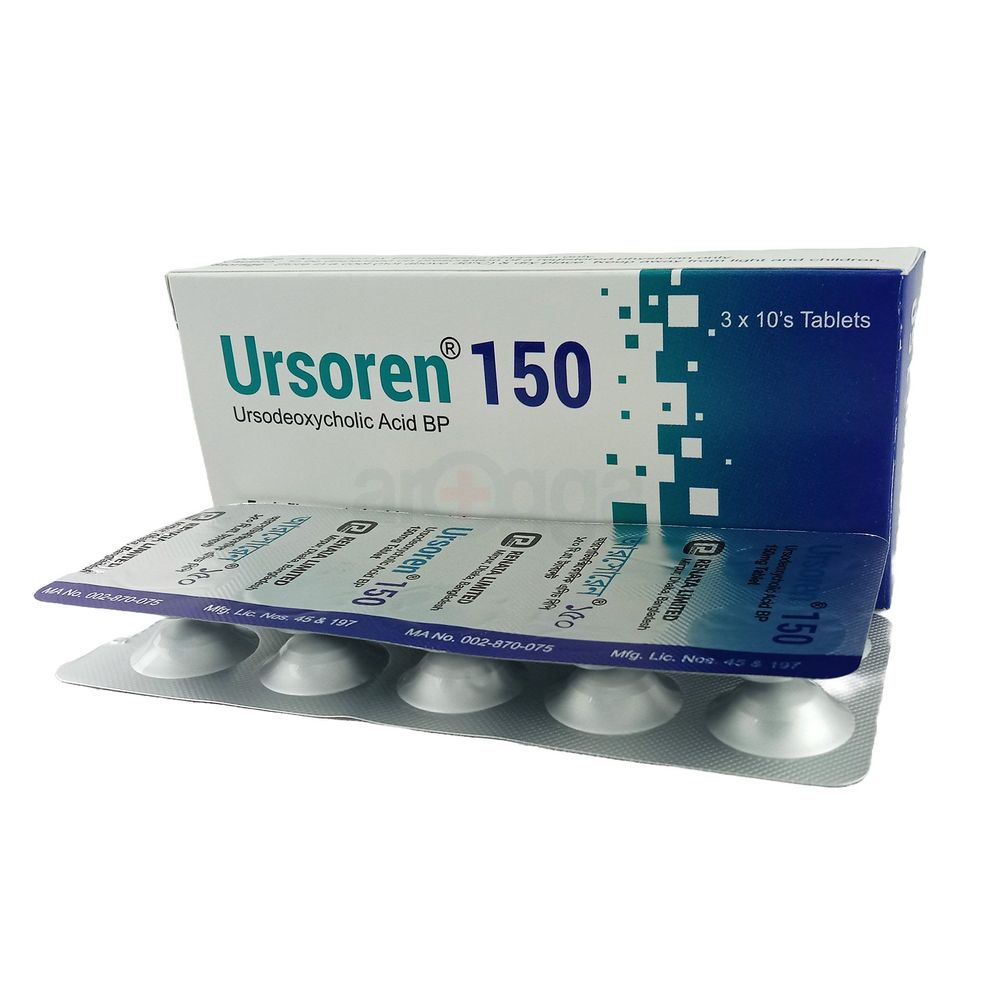 Ursoren 150mg Tablet - Arogga Online Pharmacy