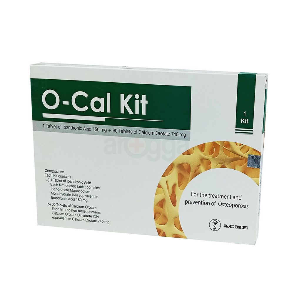 O-Cal Kit 150mg+740mg Tablet - Arogga Online Pharmacy