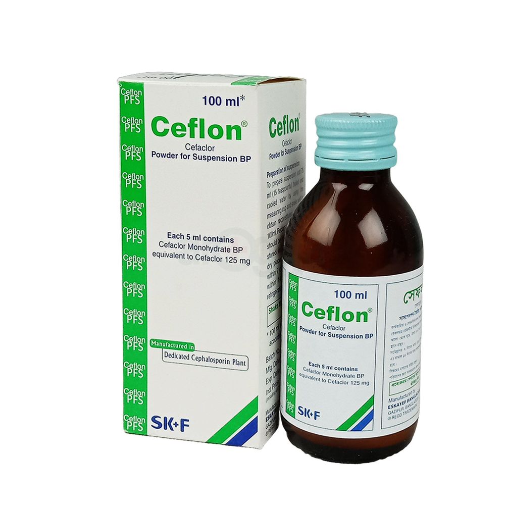 Ceflon 125mg/5ml Powder for Suspension - Arogga Online Pharmacy