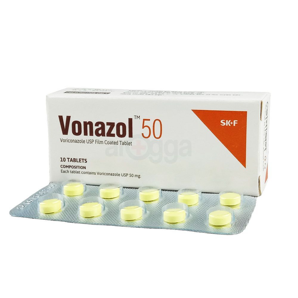 Vonazol 50mg Tablet - Arogga Online Pharmacy