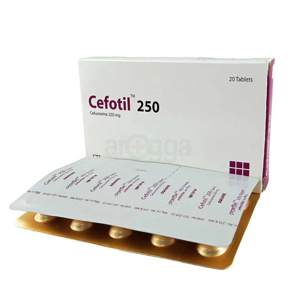 Cefotil 250mg Tablet - Arogga Online Pharmacy