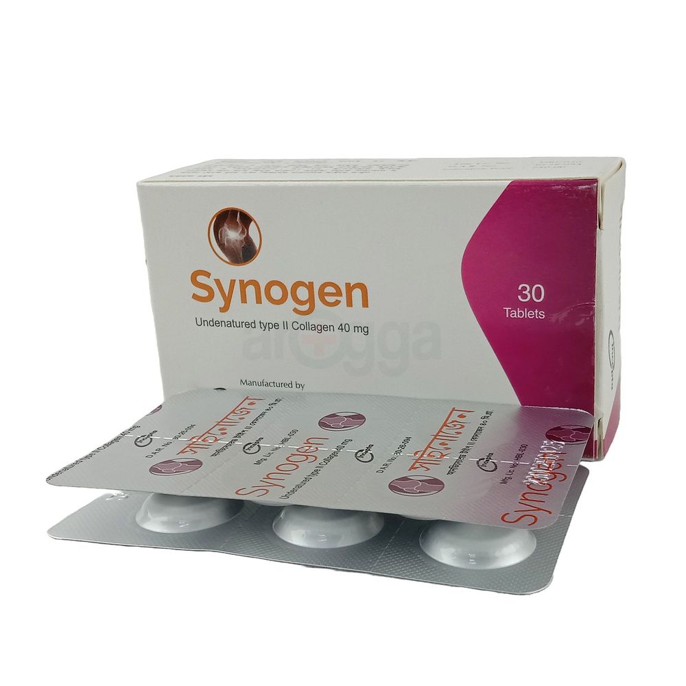Synogen 40 Tablet 40mg Tablet - Arogga Online Pharmacy