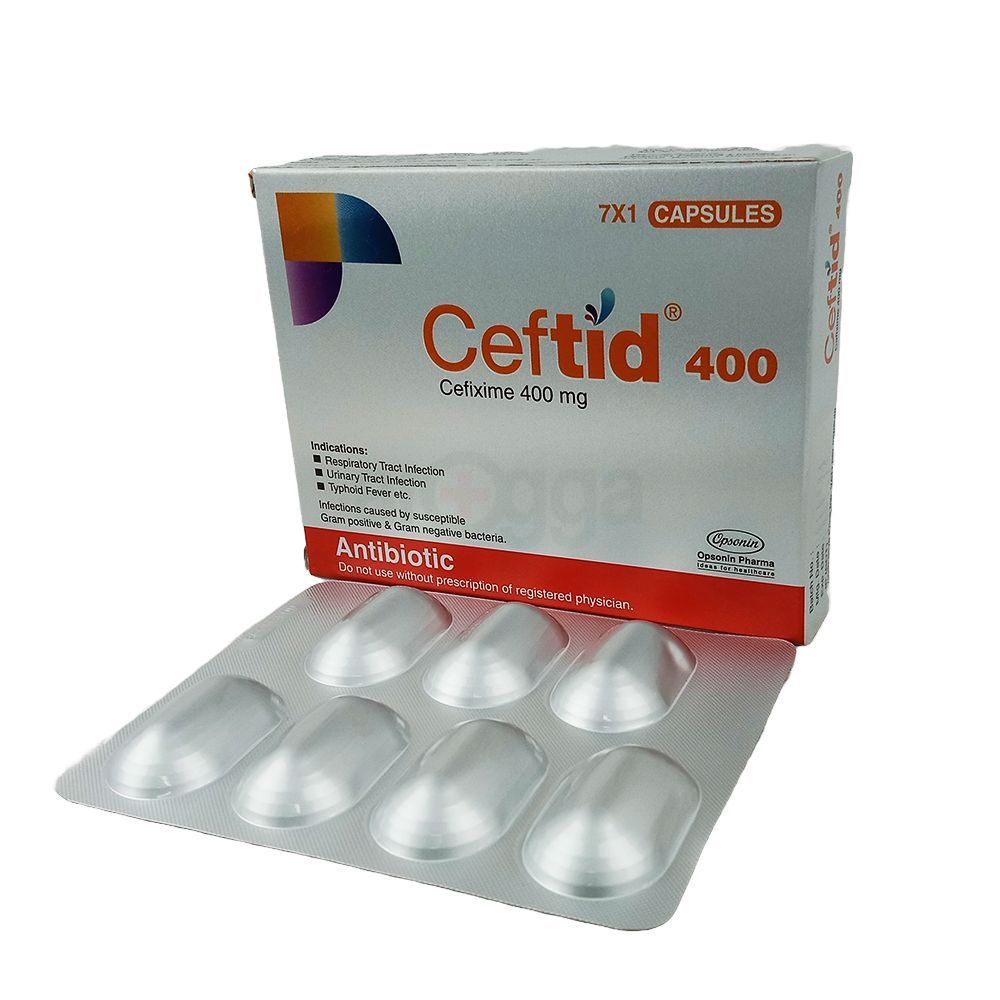 Ceftid 400mg Capsule - Arogga Online Pharmacy