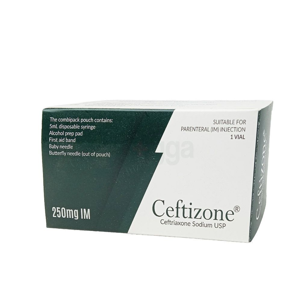 Ceftizone 250mg IM 250mg Injection - Arogga Online Pharmacy