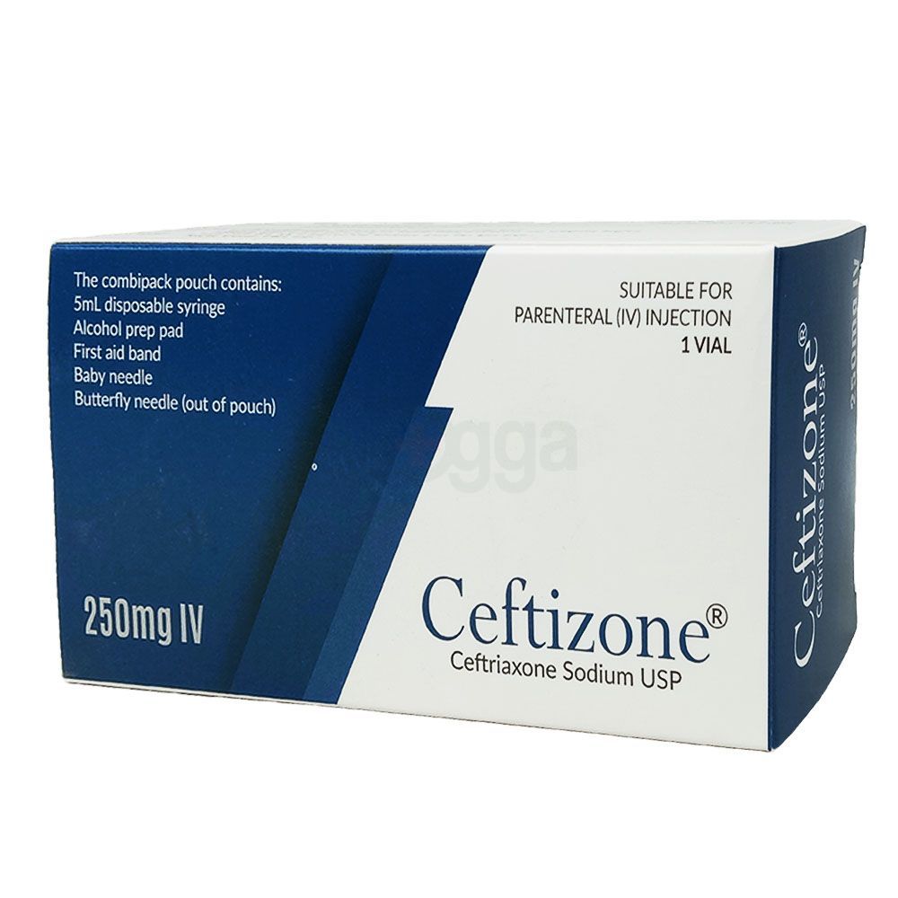 Ceftizone 250mg IV 250mg/vial Injection - Arogga Online Pharmacy
