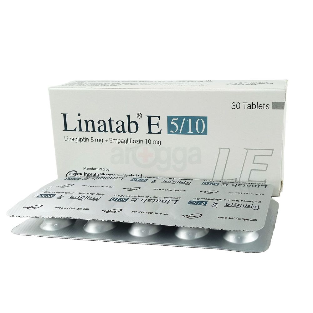 Linatab E 5/10mg+5mg Tablet - Arogga Online Pharmacy