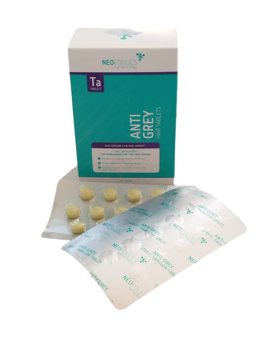 Neofollics Anti Grey Hair Tablet - Arogga Online Pharmacy
