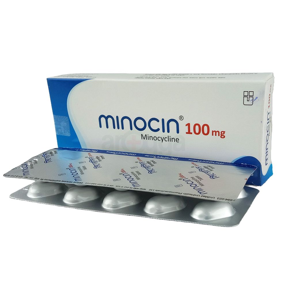 Minocin 100mg Tablet - Arogga Online Pharmacy