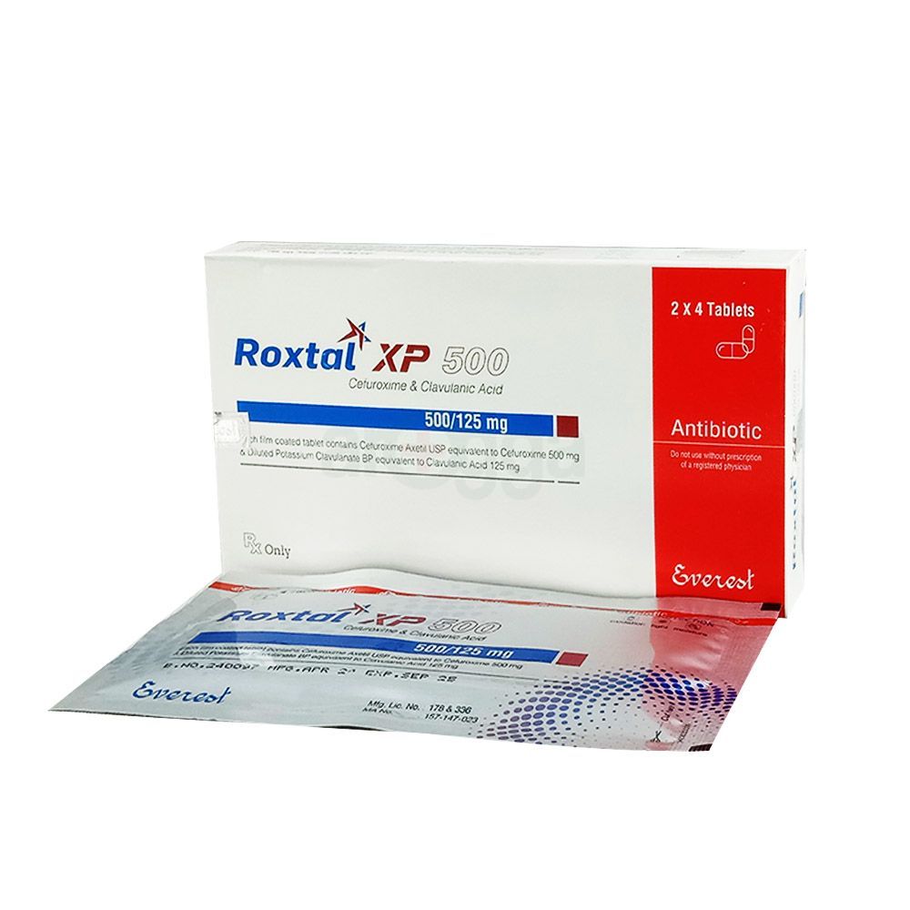 Roxtal XP 500mg+125mg Tablet - Arogga Online Pharmacy