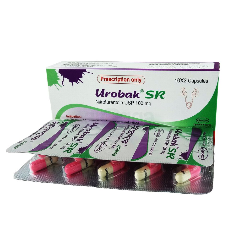 Urobak SR 100mg Capsule - Arogga Online Pharmacy