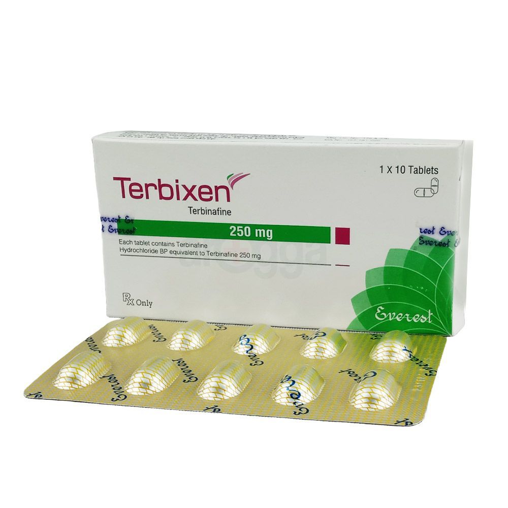 Terbixen 250mg Tablet - Arogga Online Pharmacy