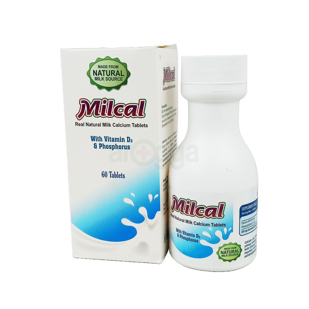 Milcal 250mg+250IU Tablet - Arogga Online Pharmacy
