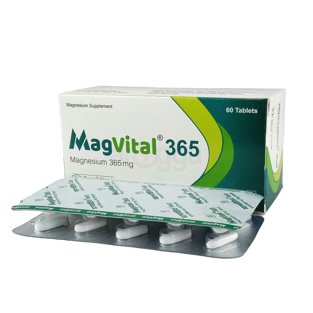 Magvital 365mg Tablet - Arogga Online Pharmacy