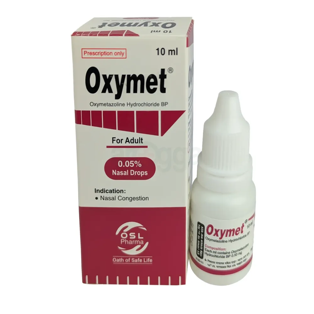 Oxymet 0.05% 0.05% Nasal Drop - Arogga Online Pharmacy