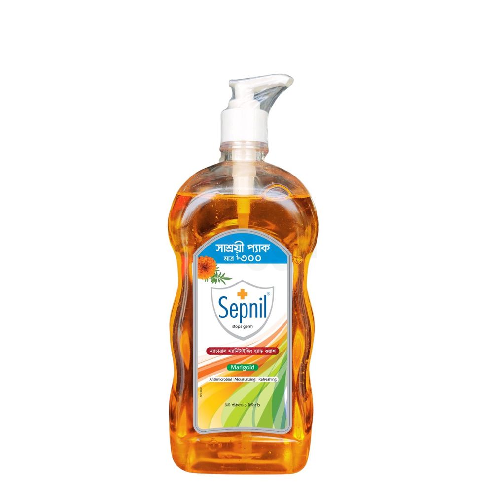 Sepnil Sanitizing Hand Wash (Marigold) 1000ml - Arogga Online Pharmacy