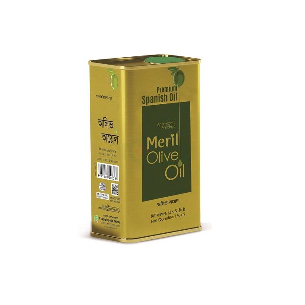 Meril Olive Oil 150ml Tin - Arogga Beauty Store