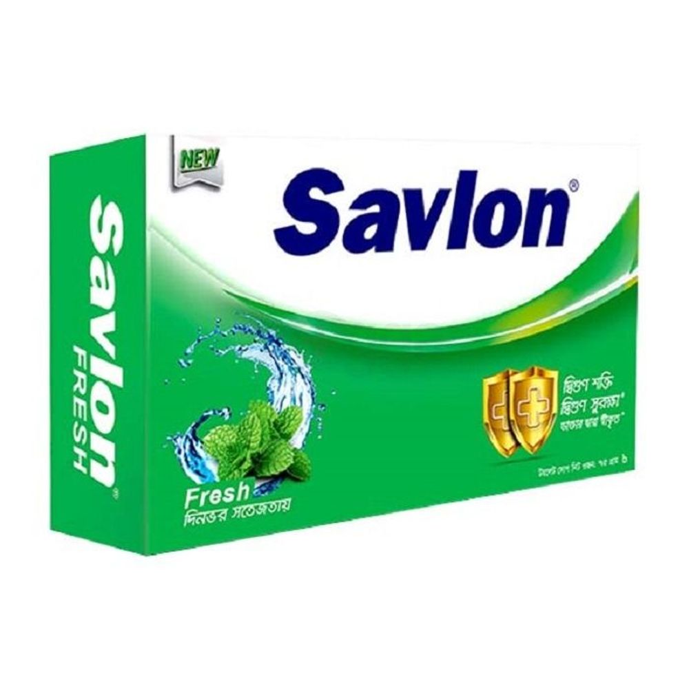 Savlon Fresh Antiseptic Soap 75gm - Arogga Beauty Store