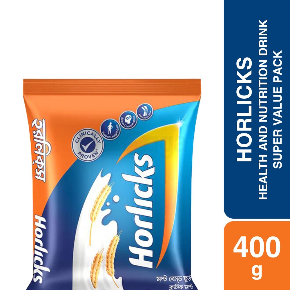 Standard Horlick Health and Nutrition Drink Super Value Pack 400g ...