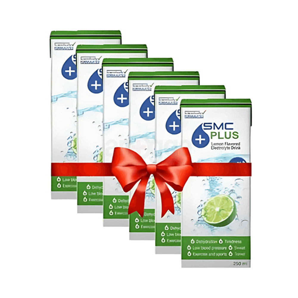 SMC PLUS Lemon Flavor Electrolyte Drink 250ml (6's Combo Pack) price in ...