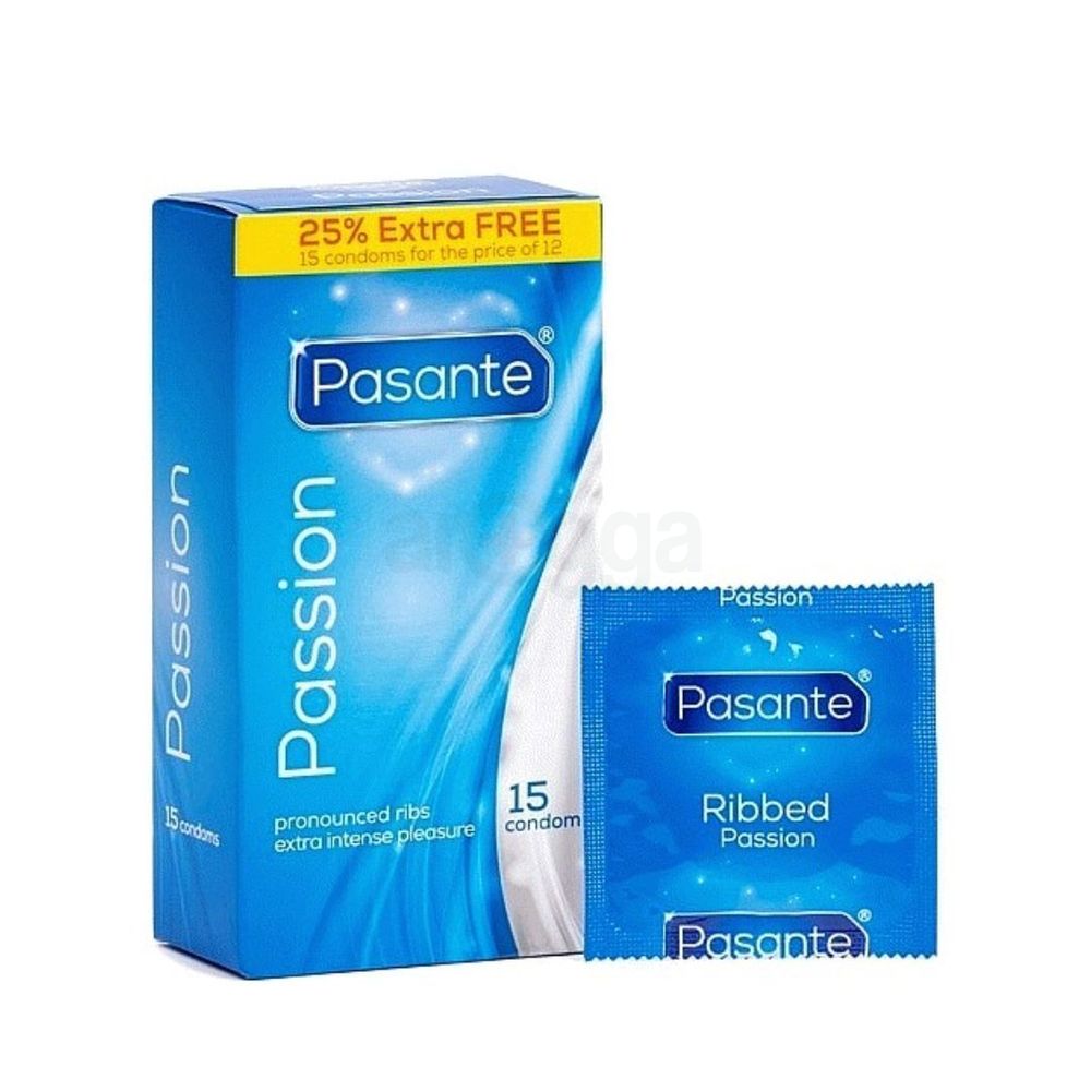 Pasante Passion Condom 15's Pack - Arogga Online Pharmacy