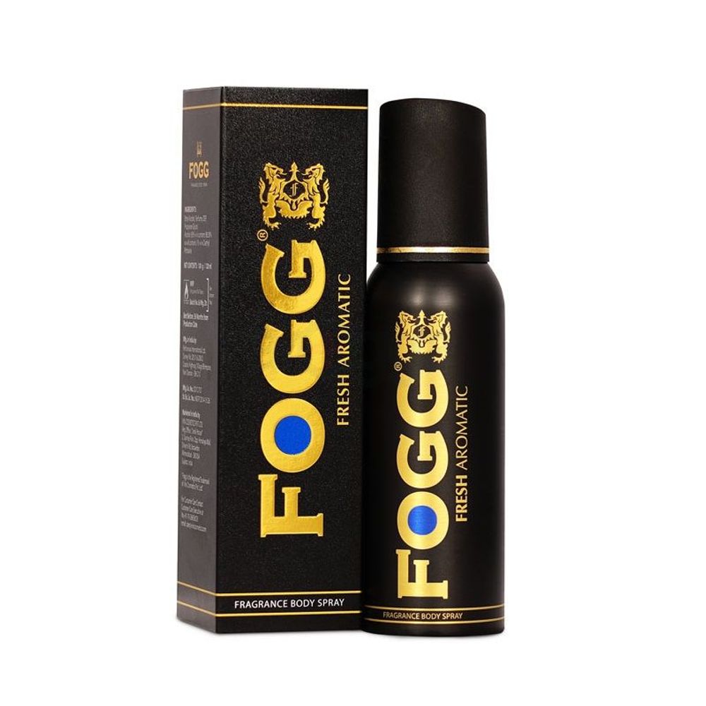 Fogg Black Men Body Spray (Aromatics) 120ml - Arogga Beauty Store