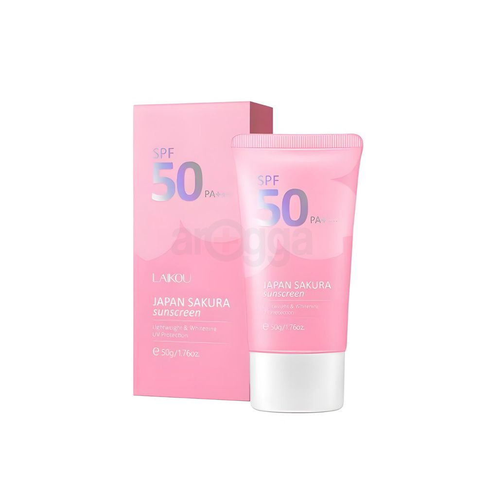 Laikou Japan Sakura Moisture Sunscreen SPF 50PA+++ - Arogga Beauty Store