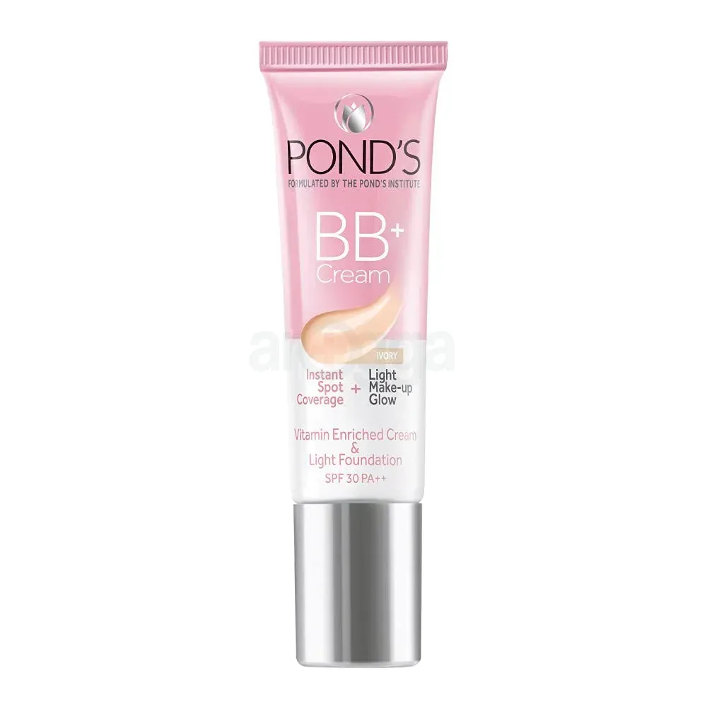 Pond's BB+ Cream Instant Spot Coverage + Light Make-up Glow Ivory SPF ...