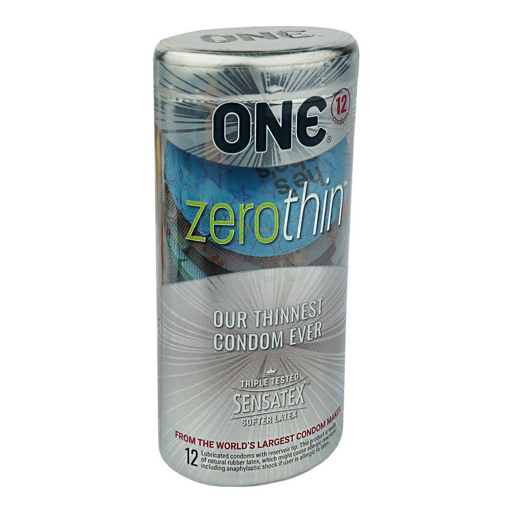 One Condom Zero Thin Thinnest Condom - 12Pcs Jar(Malaysia) - Arogga Online Pharmacy