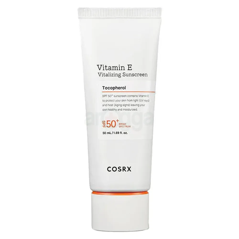 COSRX Vitamin E Vitalizing Sunscreen Broad Spectrum SPF 50+ - Arogga Beauty Store