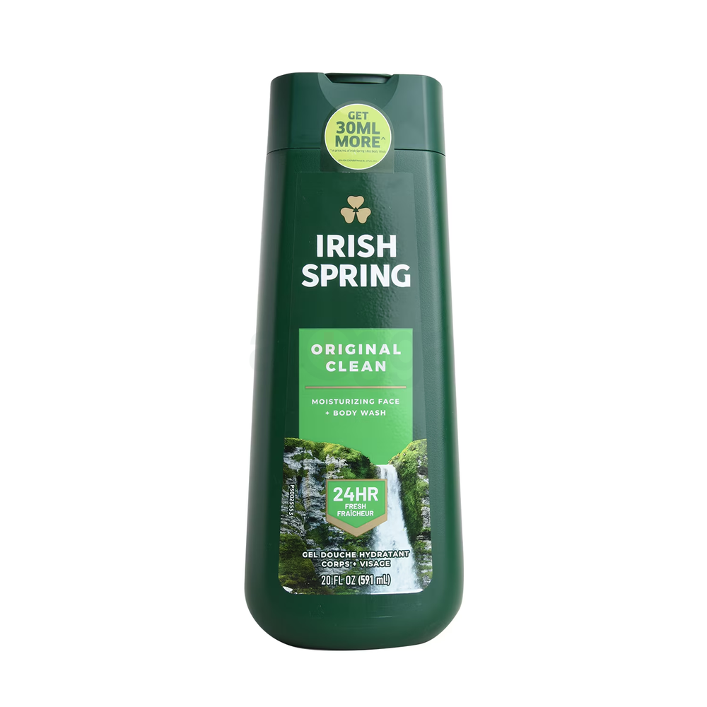 Irish Spring Original Clean Moisturizing Face & Body Wash - Arogga ...