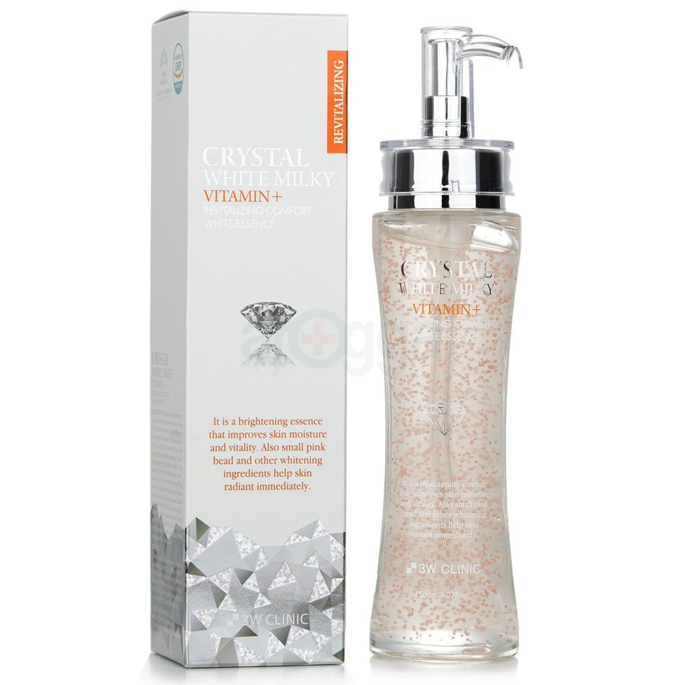 3W Clinic Crystal White Milky Vitamin+ Revitalizing Comfort White ...