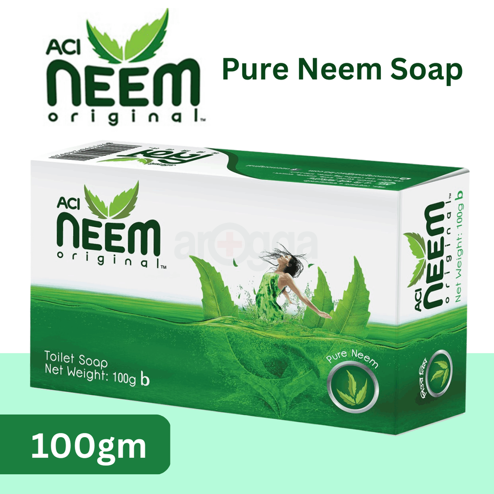 ACI Neem Original Pure Neem Soap 100g - Arogga Beauty Store